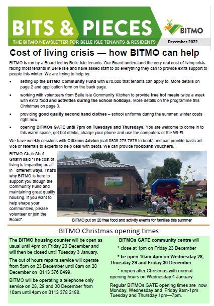 Bitmo Bits And Pieces December 2022 Belle Isle Tmo