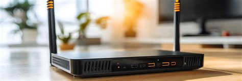 Highspeed Internet Router With Signal Strength Indicators Premium Ai Generated Image