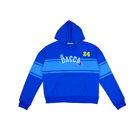 Dacca 24” Varsity Logo Striped Hoodie From Dacca