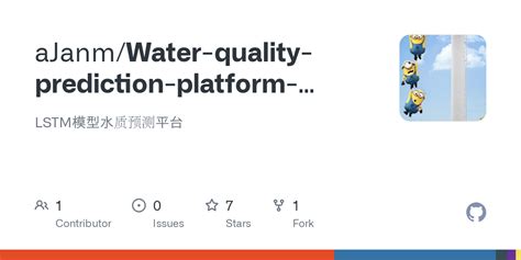 Github Ajanmwater Quality Prediction Platform Based On Deep Learning Lstm模型水质预测平台