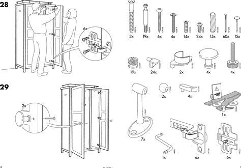 Ikea Hemnes Wardrobe Assembly Instruction
