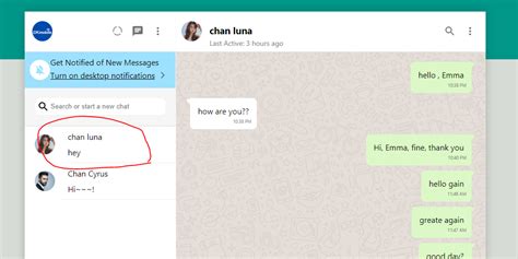 Timestamp Chat