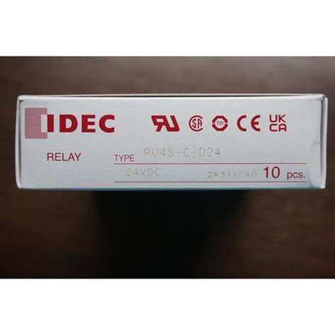 IDEC 繼電器 日製 RU S C D 極 Relay 動作顯示LED 最大接點 A 一盒 入不拆賣 蝦皮購物