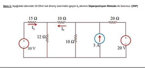 Solved Find The Ix Current Passing Through The 10 Ohm