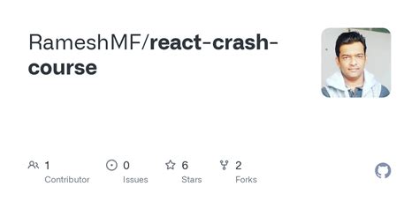 Github Rameshmfreact Crash Course