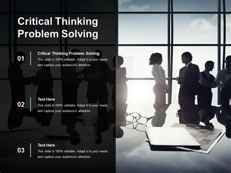 Critical Thinking Problem Solving Ppt Powerpoint Presentation Summary Show Cpb Templates