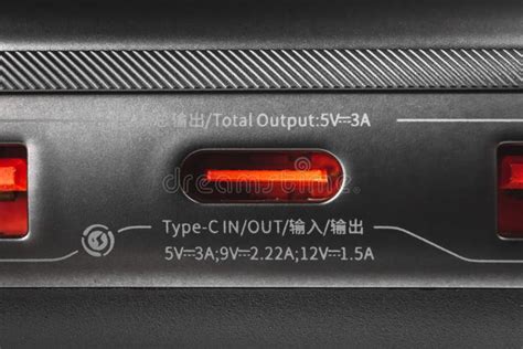 Usb Type C Port Close Up Usb Type C Universal Standard Stock Photo Image Of Charging