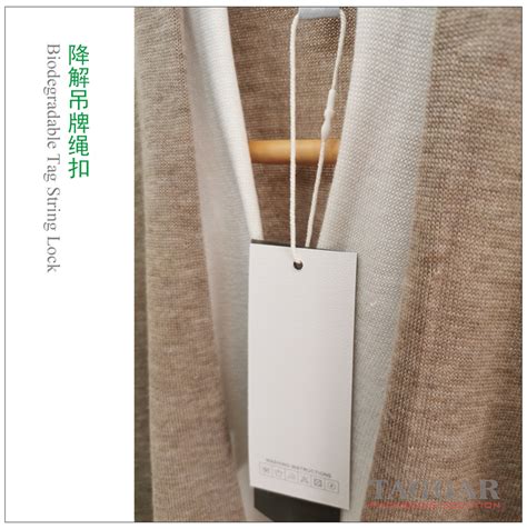Grs Recycled Garment String Lock Pin Recycled String Loop Recycled