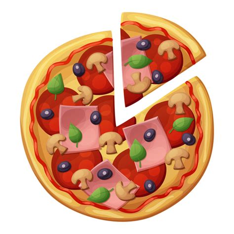 Delicious Pizza Design Vector Material 01 Free Download