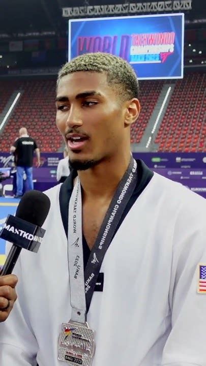 🇺🇸 Carl Alan Nickolas On His World Silver Medal Taekwondo Worldtaekwondo Wt Martialarts Wtc