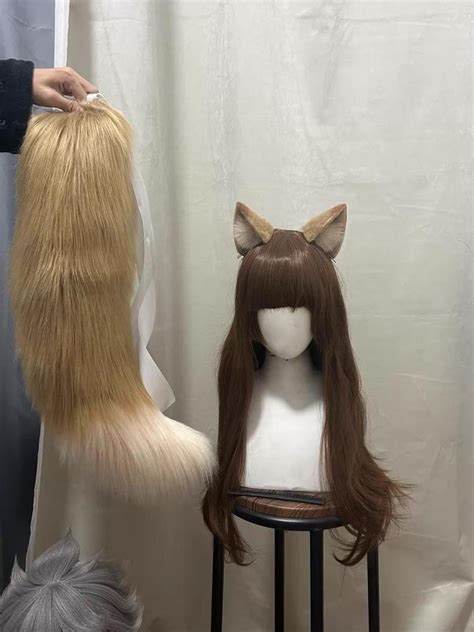 Fox Ear Wig Set Furry Fox Cosplay Kawaii Costume Hair Etsy