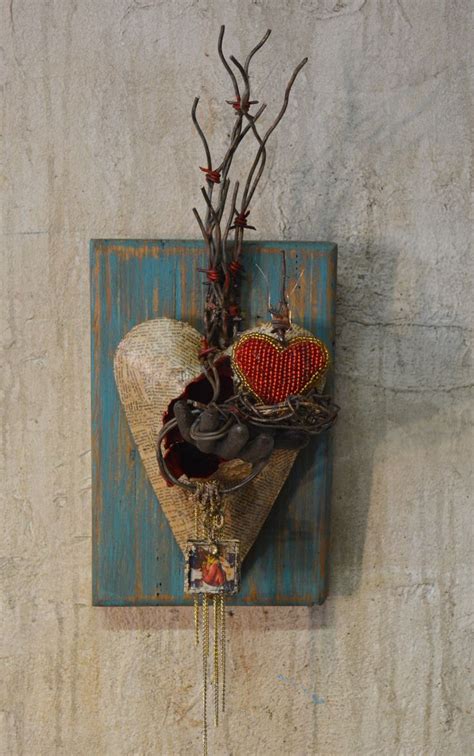 Assemblage Heart A Symbol Of Renewal