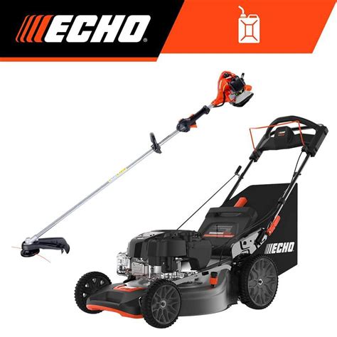 Echo 21 In 190 Cc Gas 3 In 1 Rwd Self Propelled Lawn Mower And 212 Cc