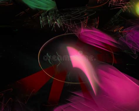 Abstract Digital Fractal Creative Futuristic Decoration Elegance