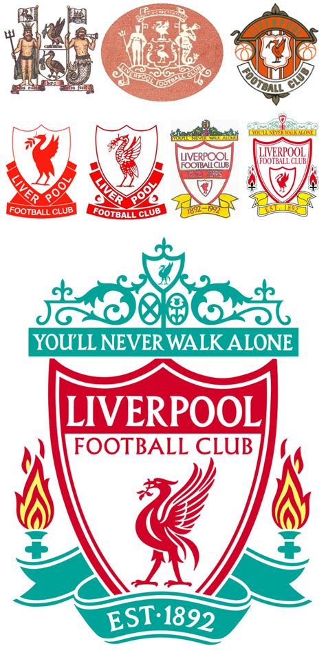 Liverpool Fc Logo On Red And White Background Liverpool Fc Logo Art