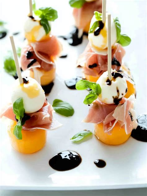 Irresistible Prosciutto Melon And Mozzarella Skewers Recipe