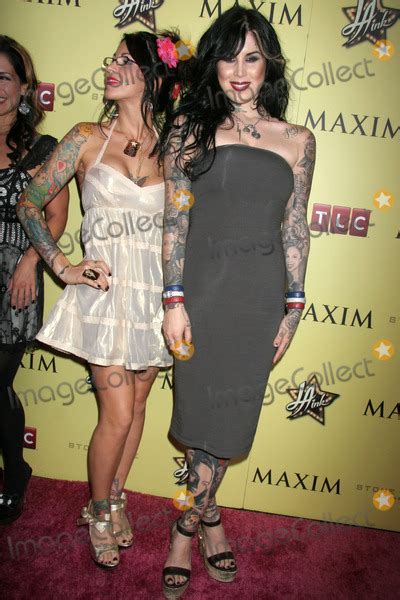 Photos And Pictures Pixie And Kat Von D At The La Ink Premiere