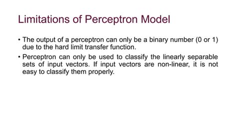 Perceptron Model Pptx