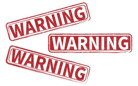 Warning Red Grunge Square Stamp Vector Illustration 34859954 Vector