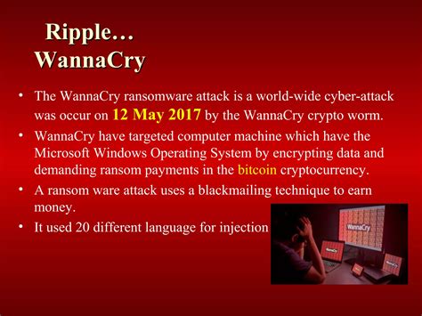 Wannacry A Ransomware Attack Ppt