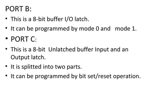Programmableperipheralinterface 8255 Ppt Ppt Computer Peripherals