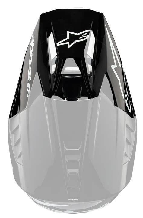 Alpinestars Sm5 Corp Helmet Visorpeak Dark Gray Gloss