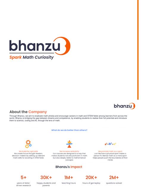 About Bhanzu Pdf Mathematics