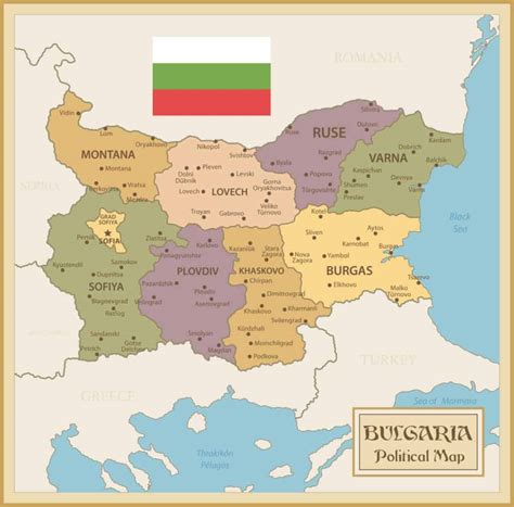 Mapas De Bulgaria Mapas Póliticos Y Fisicos Datos Geograficos De Interés
