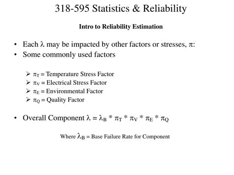 Ppt Statistics And Electronic Reliability Powerpoint Presentation Free Download Id 5811233