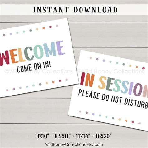 Class In Session Do Not Disturb Sign Etsy