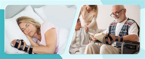 Stroke Hand Brace Splint For Straightening Fingers With 5 Fingers Resting Support Prevent