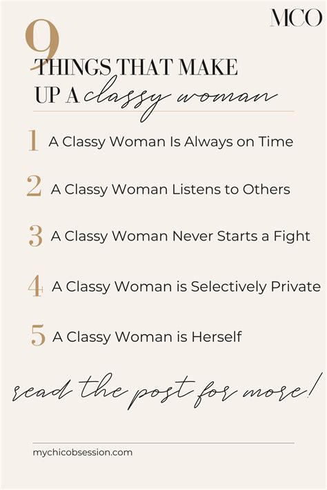 What Is A Classy Woman Here Are 9 Examples To Become One Artofit