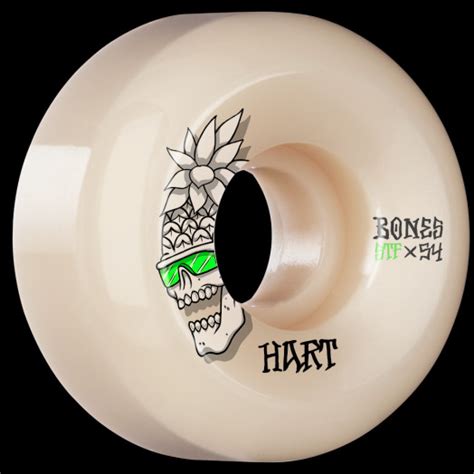 Bones Wheels Pro Stf Skateboard Wheels Hart Shades 54mm V5 Sidecut 99a