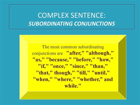 Sentence Structure Sentence Types Online Presentation