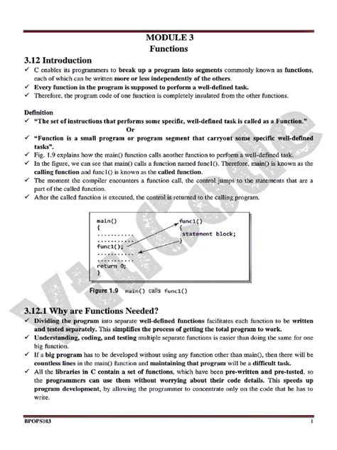 Bpops103 203 Module 3notes Pdf