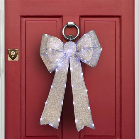 Battery Operated Led Lit Bow 3 Colour Options Lexi Lighting