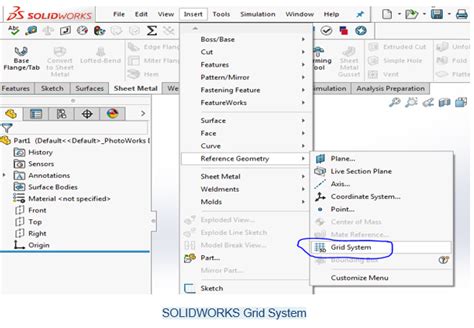 Membuat Kerangka Kerja Menggunakan Grid System Reseller Solidworks