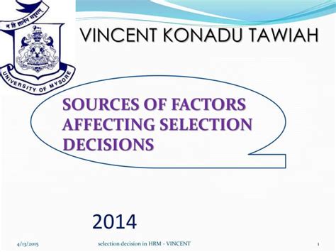 Factors Affecting Decision Making Pptx