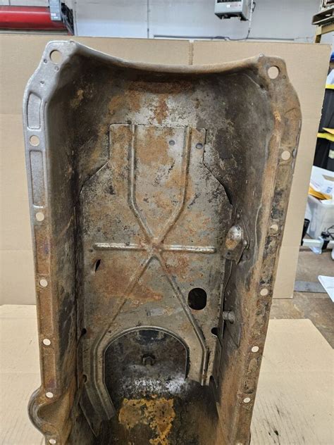 Gm 1958 1985 Sbc Small Block Chevy Oil Pan W Side Threaded Hole And L R