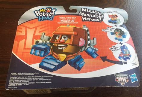 Playskool Mr Potato Head Transformers Mixable Mashable Heroes Optimus