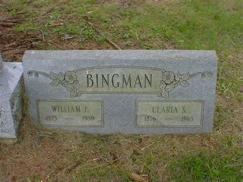 William Fredrick Bingman 1875 1939 Find A Grave äreminne