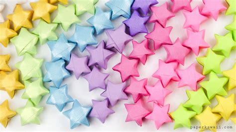 Origami Lucky Stars Tutorial Easy And Fun Origami Lucky Star Origami
