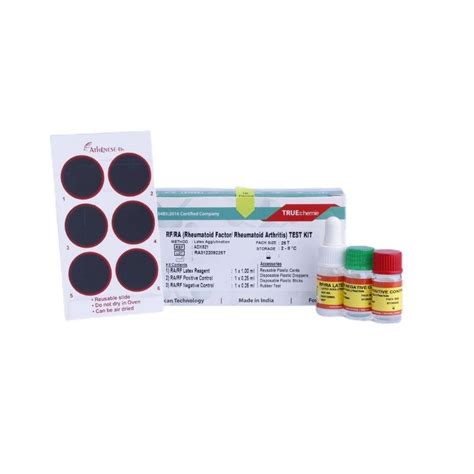 Rarf Latex Test Rapidly Screen For Rheumatoid Arthritis