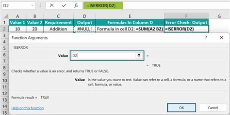 Iserror Excel Function Formula Examples How To Use