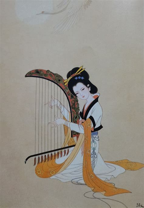 杨淑涛——箜篌图