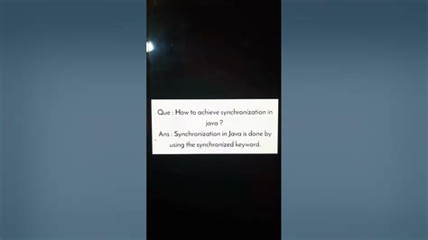 How Do You Achieve Synchronization In Java Technical Java Synchronization Multithreading