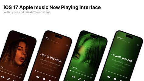 Ios 17 Apple Music Now Playing Interface Figma