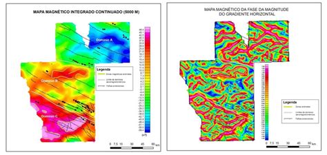 Mapa Magnético Continuado Para 5000m Figura 5 Mapa Magnético Da