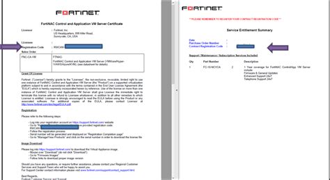 Prerequisite Product Registration Fortinac F 7 2 0