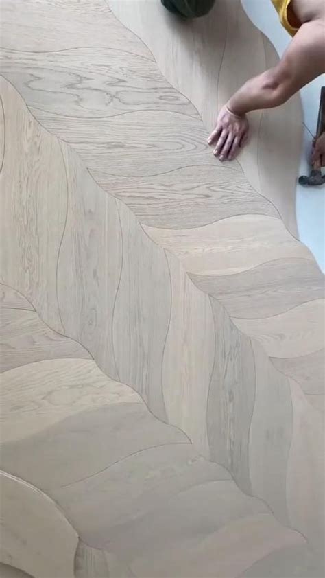 Italy Luxury Hotel Interior Engineering Timber Floor Tiles Art Parquet